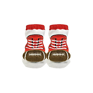 Bowbear Adorable Baby 6 Pair Non-Skid Puffy Animal Face Bootie Socks