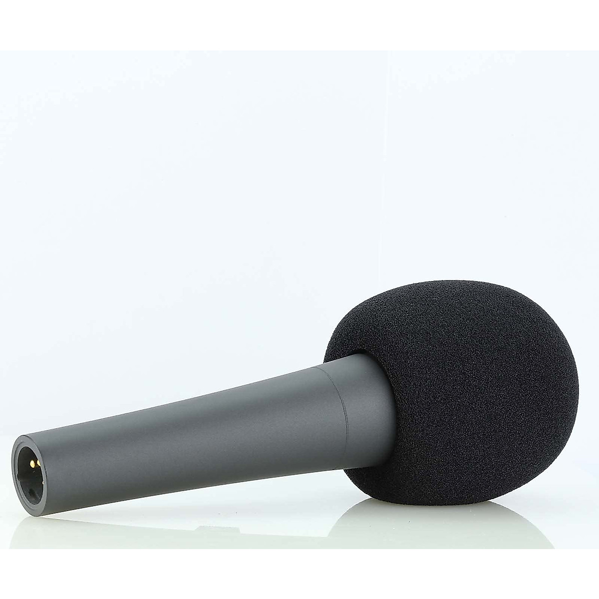 LEFXMOPHY SM58 Windscreen, Mic Foam Replacement for Shure SM58 SM48 Vocal Microphone Pop Filter, Black Noise-cancellation Windsock Cover 3-pack