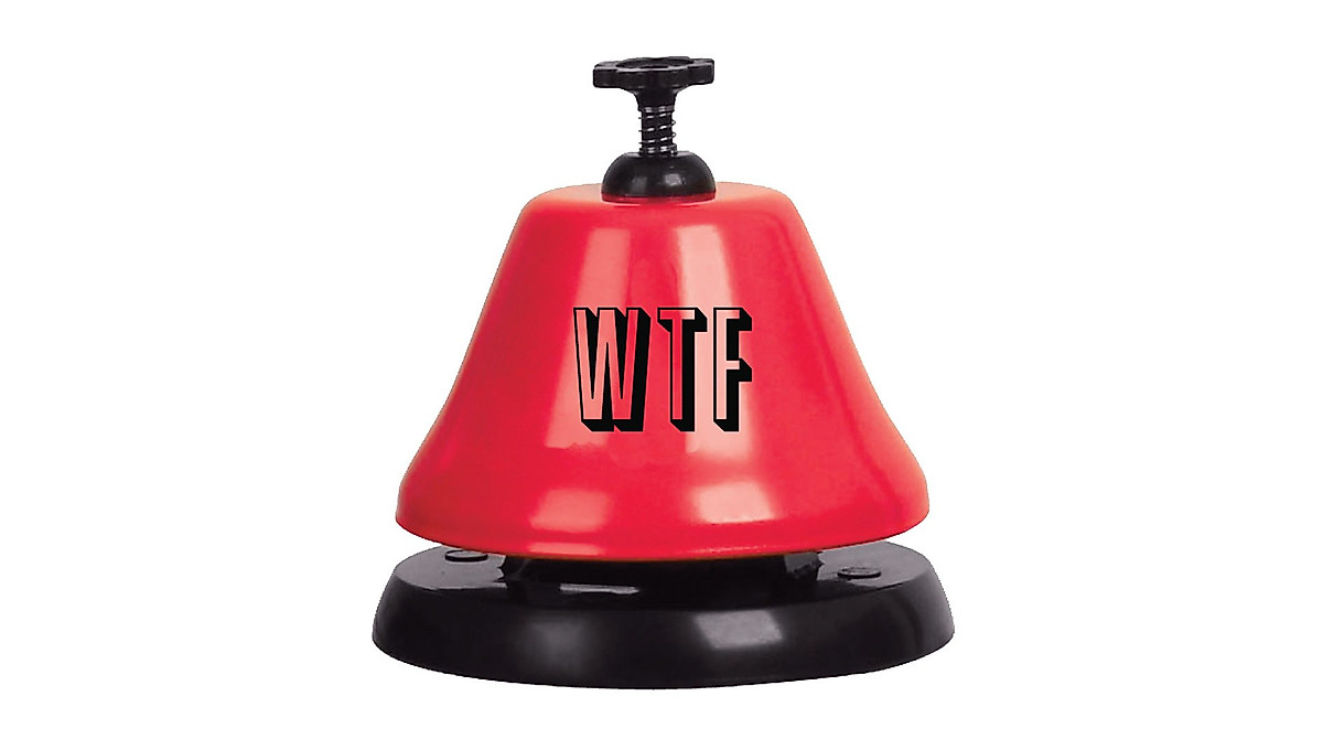 Slant Collections Red Bell – Fun Bar Top Party Accessory