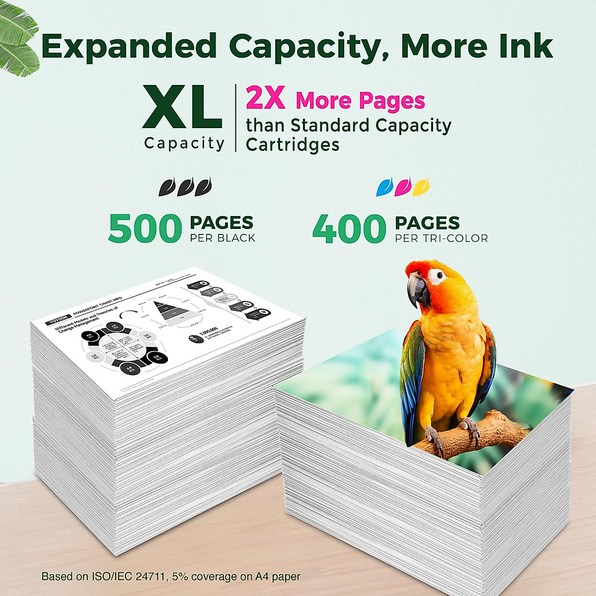 COLORETTO Remanufactured Printer Ink Cartridge Replacement for Canon Pg-245Xl Cl-246Xl PG-243 CL-244 to use with Canon PIXMA MX492 MX490 IP2820 MG2420 mg2522 TS3122 (1 Black+1 Color) Combo Pack