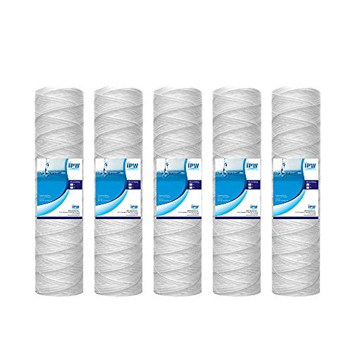 IPW Industries Inc Compatible with Campbell 1ss Sediment Filter Cartridges, 5 Micron, 9 3/4" x 2.5", 5 Pack
