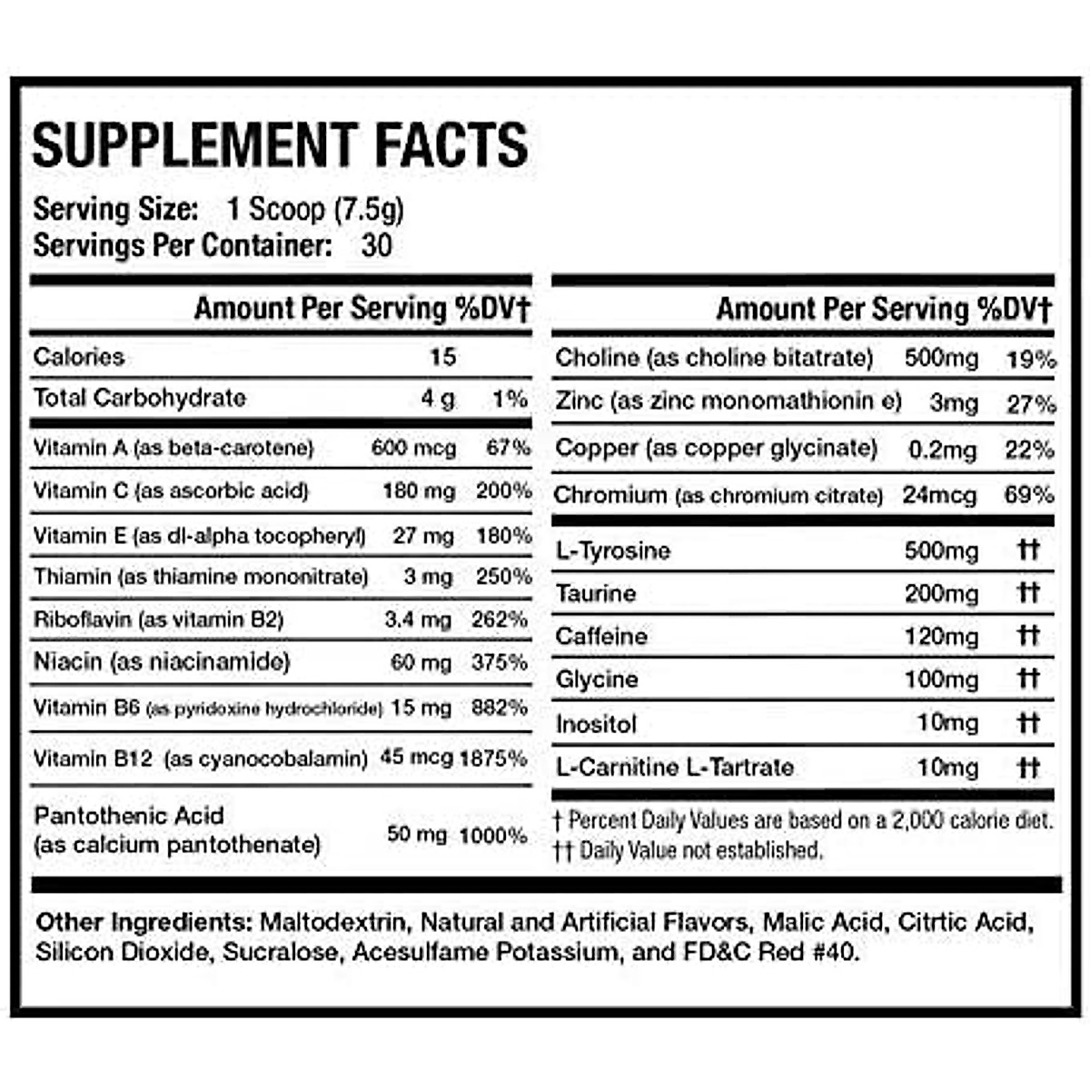 Morning Buzz Energy Powder Drink - Energy Boost Drink Mix - Sugar-Free Energy with Antioxidants - Morning Kickstart and Sports Nutrition Endurance Product - 30 Servings, Fruit Punch, 8 Ounces