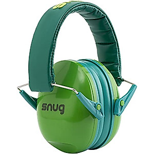 Snug Kids Ear Protection - Noise Cancelling Sound Proof Earmuffs/Headphones for Toddlers, Children & Adults (Green)
