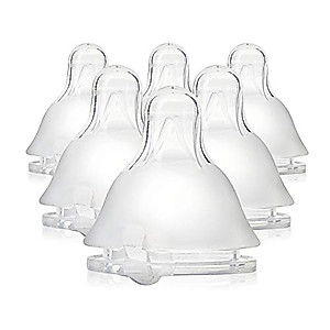 Evenflo Balance Plus Standard Neck Nipples for use with Evenflo Balance Plus Standard Neck Bottles, Slow Flow for 0 Months and up, 6-Pack