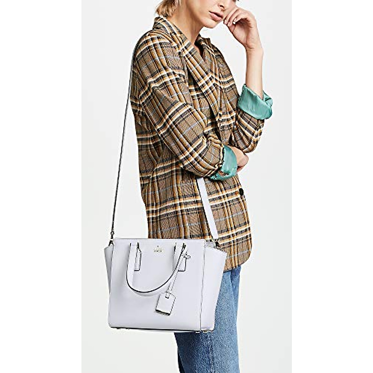 Kate Spade New York Women's Cameron Street Small Hayden Tote Bag, Stony Blue, One Size