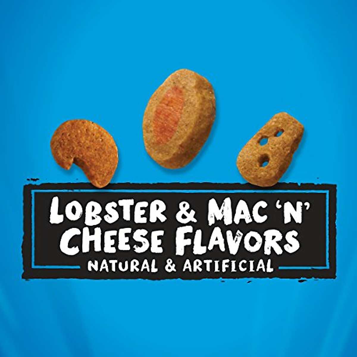 Purina Friskies Made in USA Facilities Cat Treats, Party Mix Lobster & Mac 'N' Cheese Flavors - (6) 6 Oz. Pouches