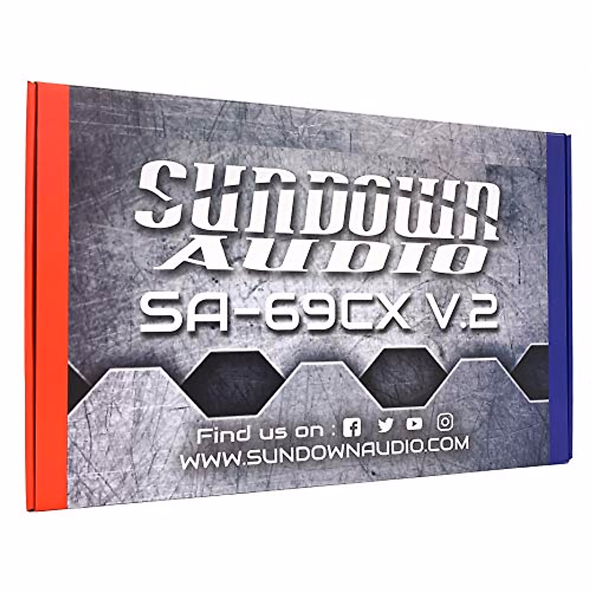 Sundown Audio SA-69CX v2 6" x 9" 125W RMS Silk Tweeter Coaxial Speakers