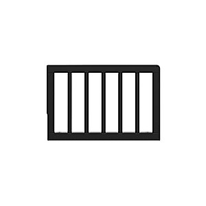 Graco Toddler Safety Guardrail with Dowels (Black) for Storkcraft Crib Conversion – GREENGUARD Gold Certified