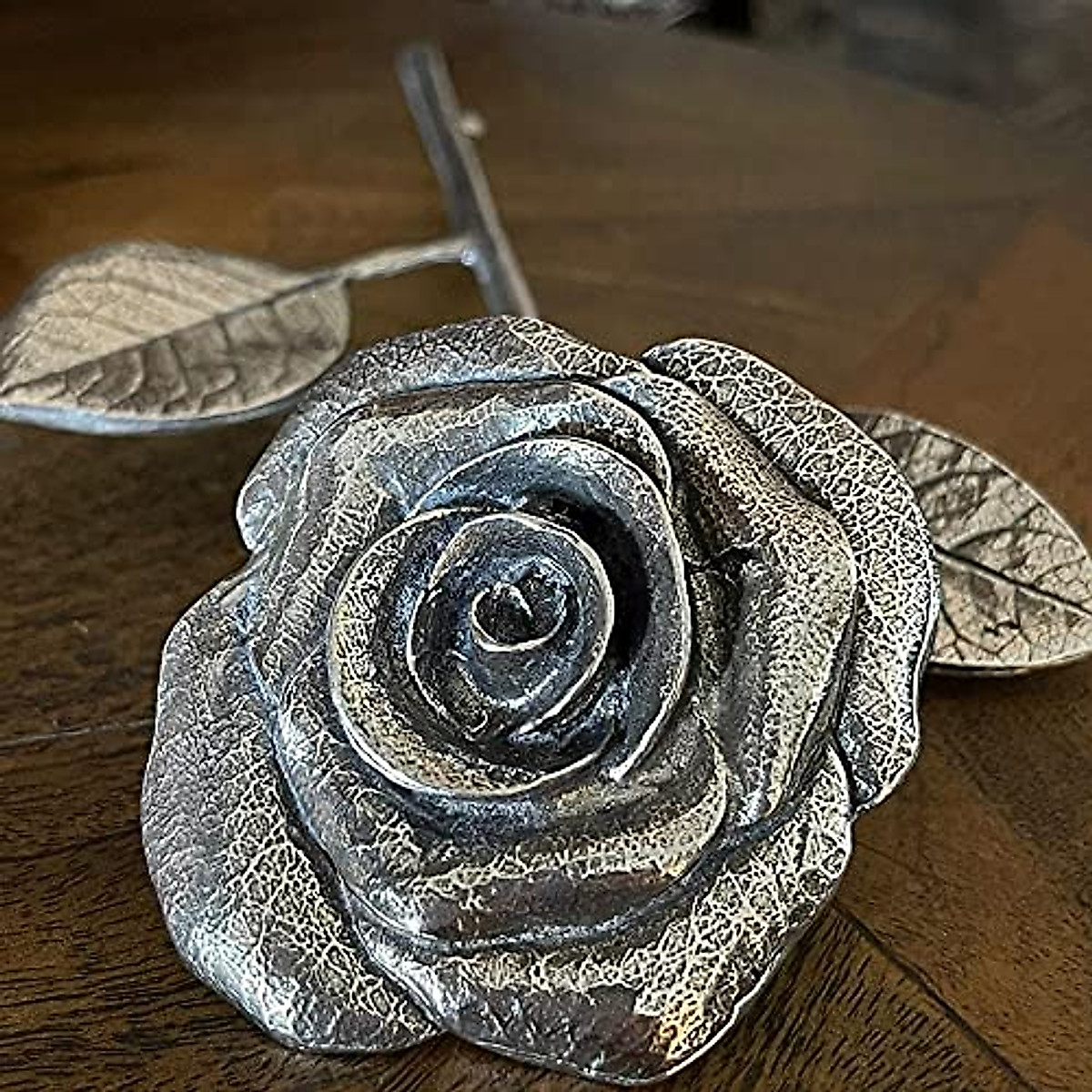 English Pewter Company 10th Tenth Tin Ten 10 Year Wedding Anniversary Everlasting Forever Rose Keepsake Gift [ANN101]