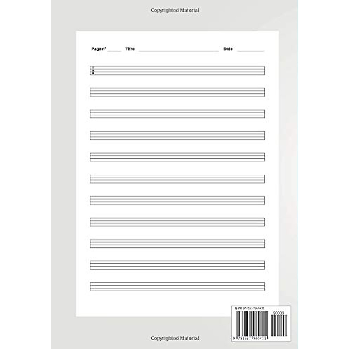 Bass Guitar Tabs: Blank Sheet music pages with Tab lines for 4 string bass