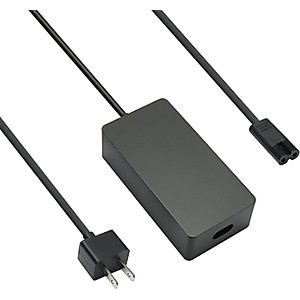 Original Pro Charger 44W 15V 2.58A Power Supply Compatible for Microsoft Surface Pro 6 Pro 5 Fits Model 1796 1800 Power Cord with 5V 1A USB Charging Port