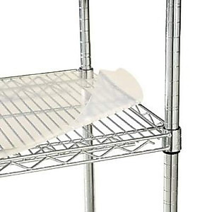 Alera - Shelf Liners For Wire Shelving, 48w x 24d, Clear Plastic, 4/Pack - Sold As 1 Pack - Flexible, crystal clear and easy to clean.