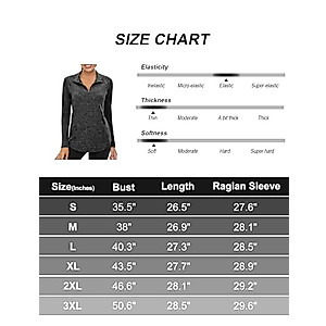 LURANEE Long Sleeve Athletic Shirt Women, Casual Dark Grey nLightweight Half Zip Pullover Loose Hiking Running Clothes Comfy Workout Yoga Tops Fitness Gym Wear Sport Quick Dry Fit Shirts M