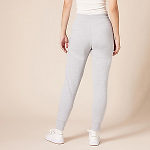 Amazon Essentials Women's Fleece Jogger Sweatpant (Available in Plus Size), Light Grey Heather, Small