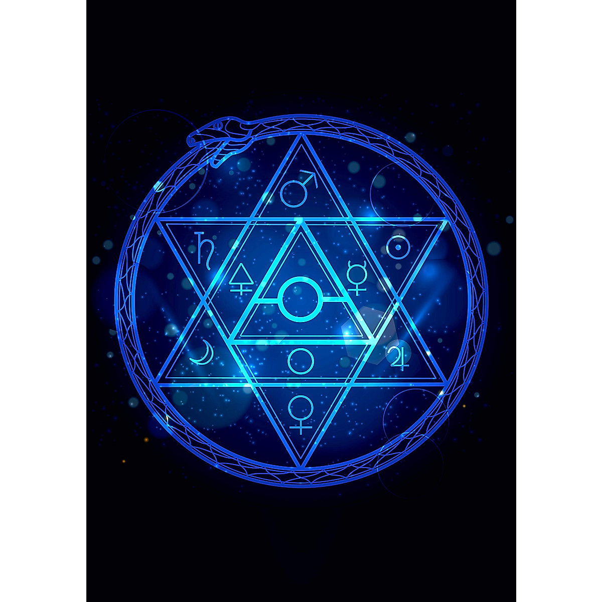 Yugioh Card Sleeves - Uroboros (50 Counts)