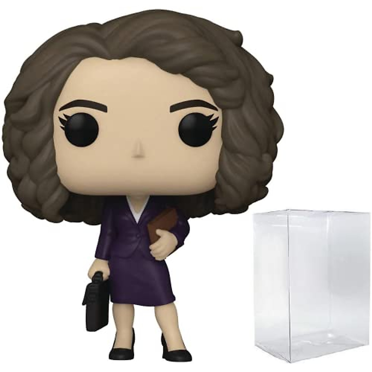 POP Marvel: [She Hulk] Attorney at Law - Jennifer Funko Vinyl Figure (Bundled with Compatible Box Protector Case), Multicolor, 3.75 inches