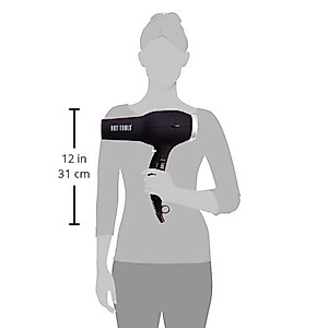 Hot Tools Pro Artist 1875W Turbo Ionic Dryer | Smooth, Frizz Free Blowouts (Black)