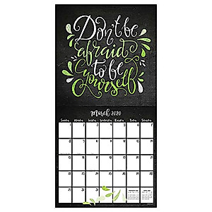 2020 Chalk It Up Inspiration Wall Calendar