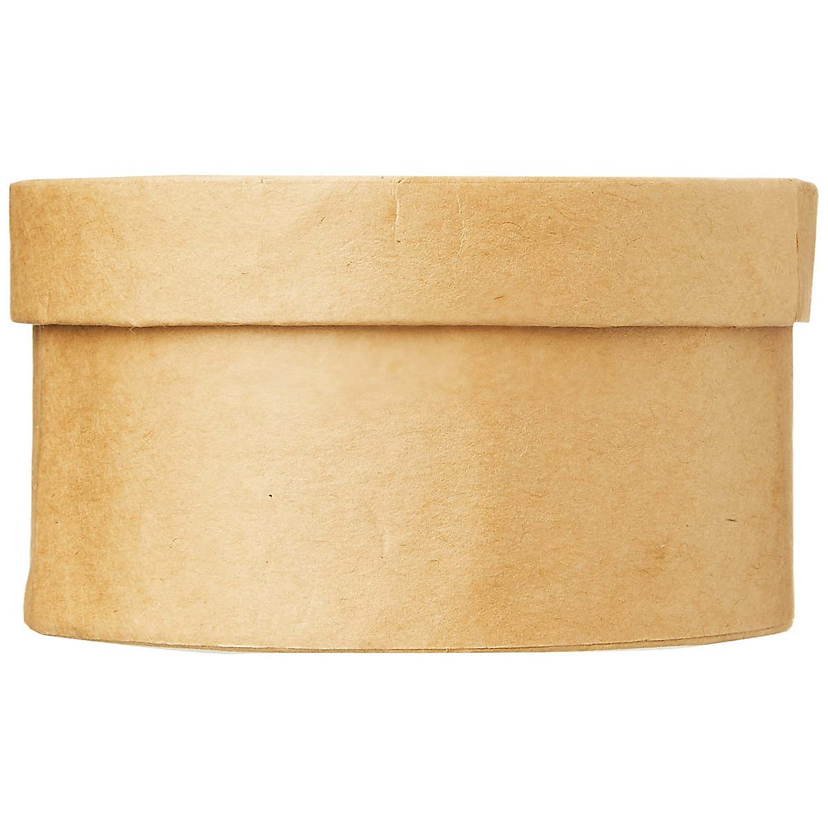 Glorex Round Cardboard Storage Box – Natural – 10 x 10 x 5.5 cm