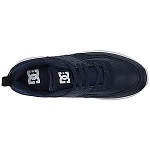DC Women's E.TRIBEKA Platform Skate Shoe, Navy, 11 M US