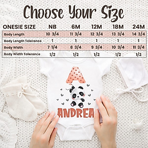 Ugly Christmas Sweater Personalized Girl Boy Baby Bodysuit Gift w/Name & Initial Newborn 6 12 18 24 Months Clothes