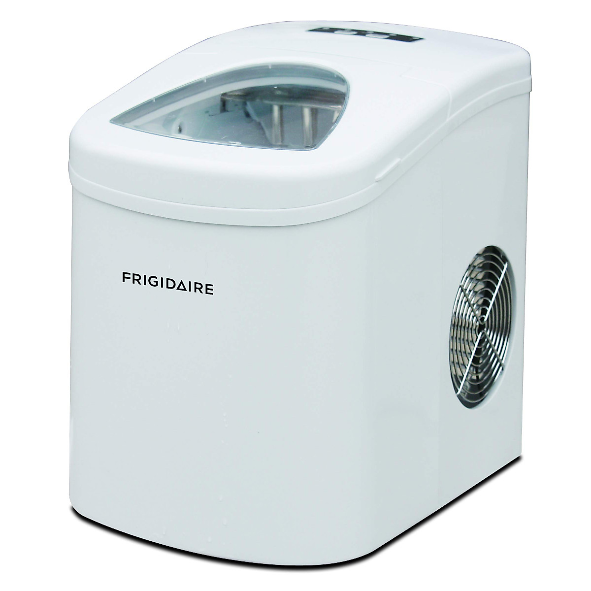 Frigidaire Portable Countertop EFIC108-WHITE Maker, Freestanding, 26LB ice per Day, White