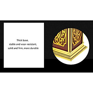 Trash Can Luxury Craft Ash Bucket Hotel Lobby Vertical Rubbish Bin Outdoor Waste Bin Square Garbage Can (Color : Bronze)