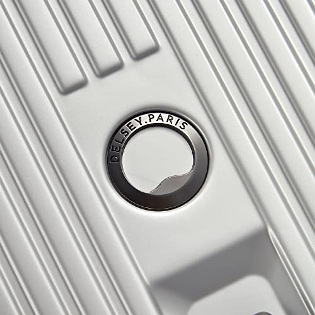 DELSEY Paris Securitime 26" Trunk Spinner (Silver, Checked-Medium 26 Inch)
