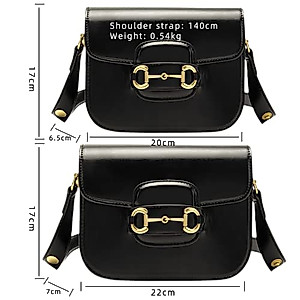 XYYRYS Crossbody Bag Cellphone Bags Card Holder Wallet Purse and Handbags for Women Adjustable Strap, Black