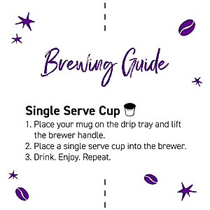 Joffrey's Coffee - French Roast Blend, Rich Coffee Blend, Artisan Dark Roast, Arabica Coffee Beans, Full-Bodied Blend, Hints of Caramel & Chocolate, Keurig 2.0 Compatible (Single Serve Cup, 24 Count)