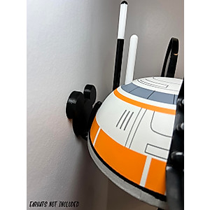 Ear Hat Wall Mount Display Compatible with Disney Ears, Black