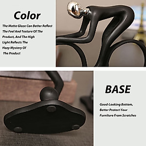 Athletes Statues,Tennis Player Sculptures Decoration for Bookshelf Office Home (Tennis)