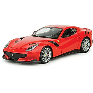Bburago Ferrari F12 TDF, Red 26021R - 1/24 Scale Diecast Model Toy Car, unisex-child