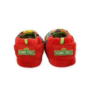Sesame Street Elmo Boys Girls Aline Slippers with Indoor/Outdoor Sole (7-8 M US Toddler, Multi)
