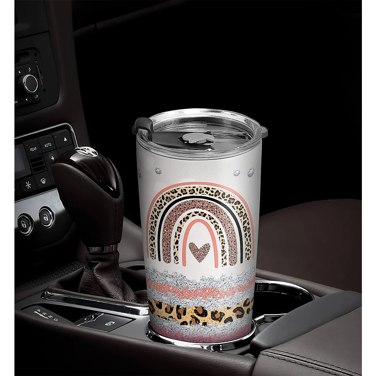 20oz Mother and Daughter Tumbler, Grandma, Mother Gifts, Coffee Thermos for Women, Stainless Steel Double Wall Vacuum Insulated Coffee Mug, Travel Cup with Lid