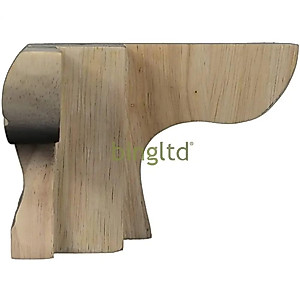 BingLTD - 5 3/4" Unfinished Hardwood Sofa Legs - Set of 4 (T-PFP-PED-RW)