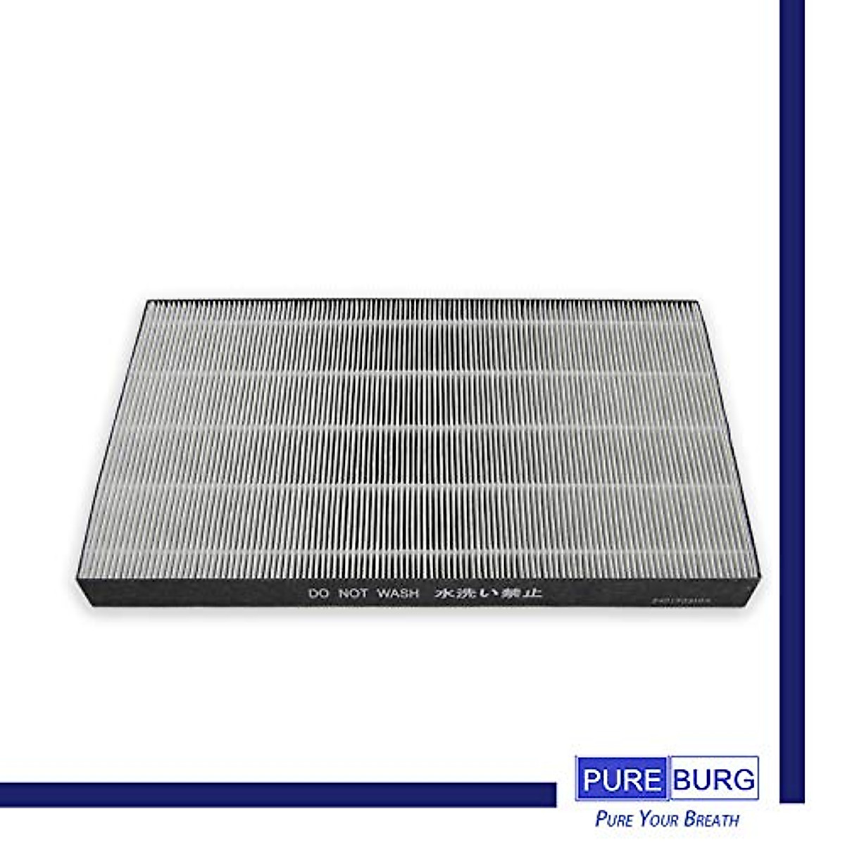 PUREBURG Replacement True HEPA Filter Set Compatible with Sharp KC-860U PlasmaCluster Air Purifier, Replaces Part FZ-C150HFU FZ-C150DFU FZ-C100MFU