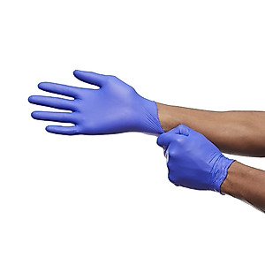 McKesson Confiderm 3.0 Nitrile Exam Gloves - Powder-Free, Latex-Free Medical Gloves, Ambidextrous, Disposable, Non-Sterile - Dark Blue, Size Large, 250 Count, 1 Box