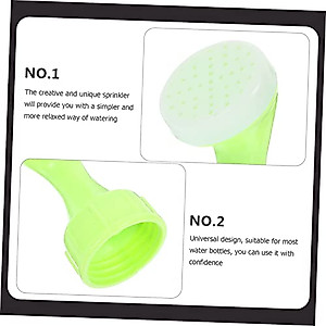 GANAZONO 16 Pcs Watering Can Nozzle Spray Bottle Sprinkler with Rose Head Watering Bottle Cap Nozzle Bottle Cap Sprinkler Portable Water Kettle Mini vase Plastic Water jug Bottle Sprinklers