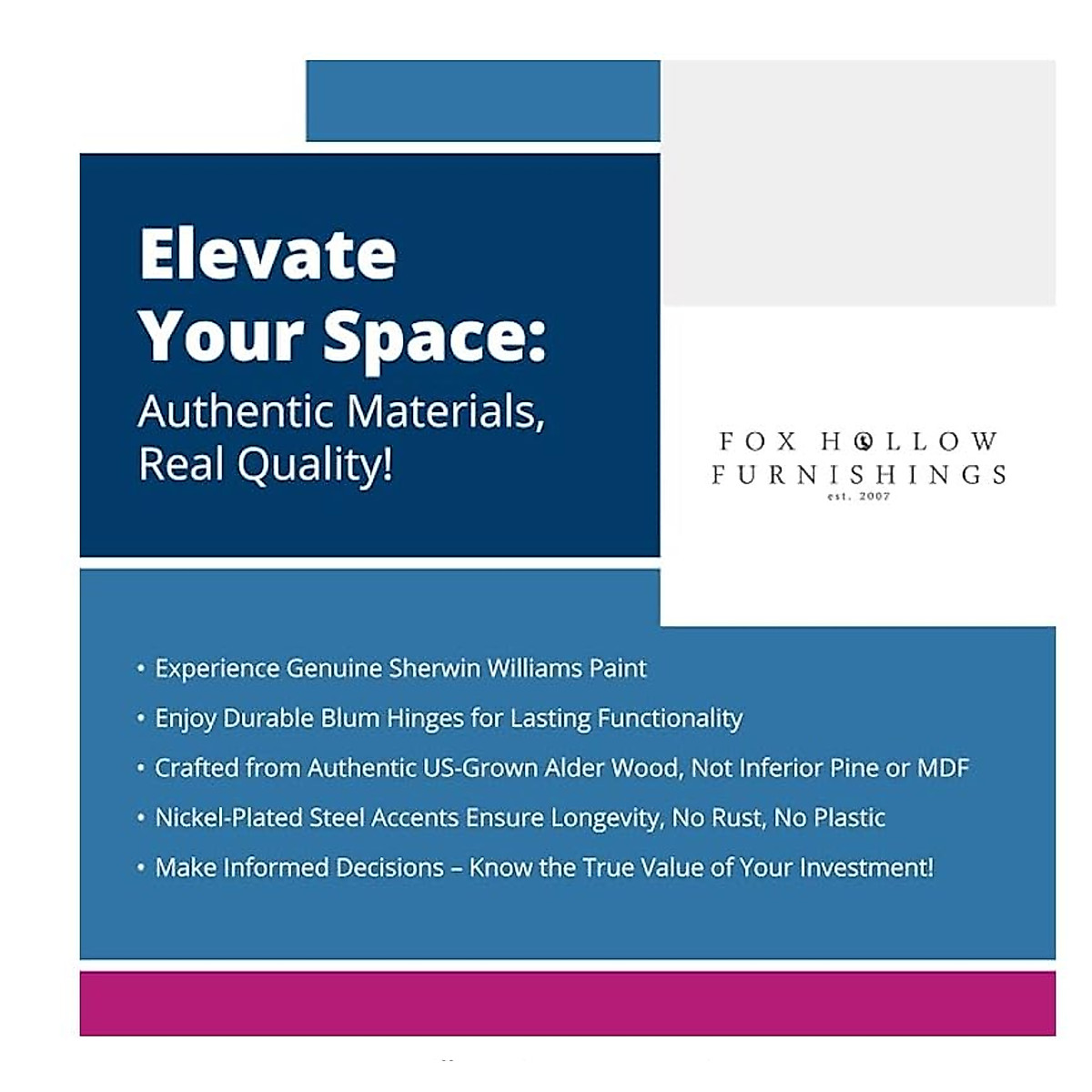 Fox Hollow Furnishings 14x36 Aiden Recessed Wall Niche Medicine Cabinet Replacement, in The Wall Bathroom Cabinet Insert Shelf/Shelves, Made in North America, Real Wood, NO MDF, Plain, White