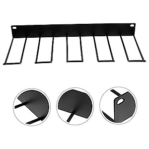 FONDOTIN Tool Holder Floating Tool Shelf Carbon Steel Black Garage Storage Rack Workshop Storage Shelf