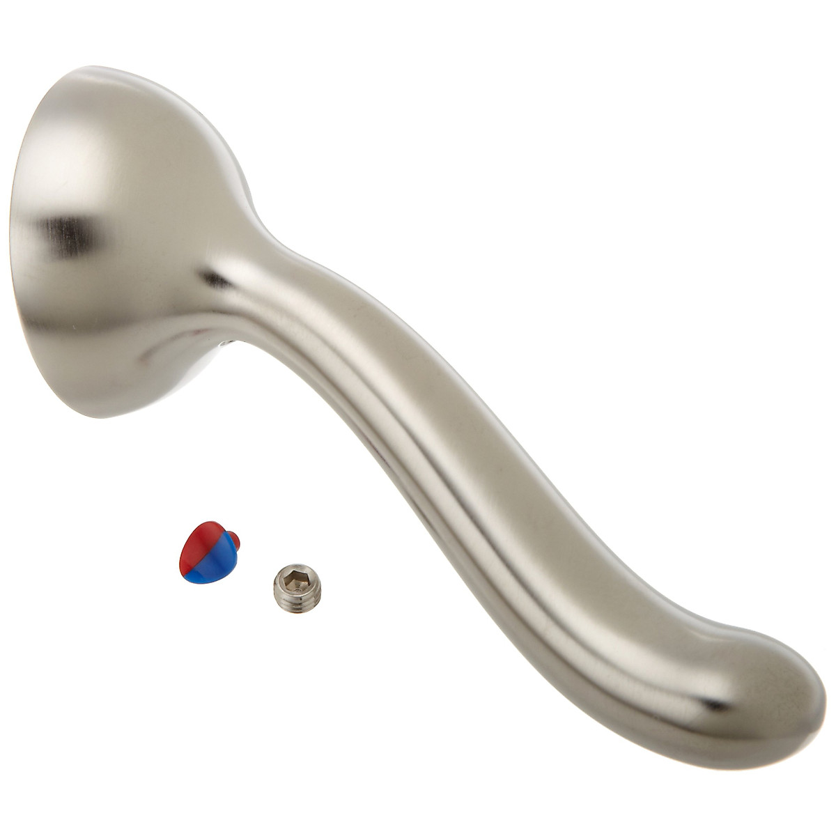 Delta Faucet RP46748AR Leland, Single Metal Lever Handle with Button and Set Screw, Arctic Stainless