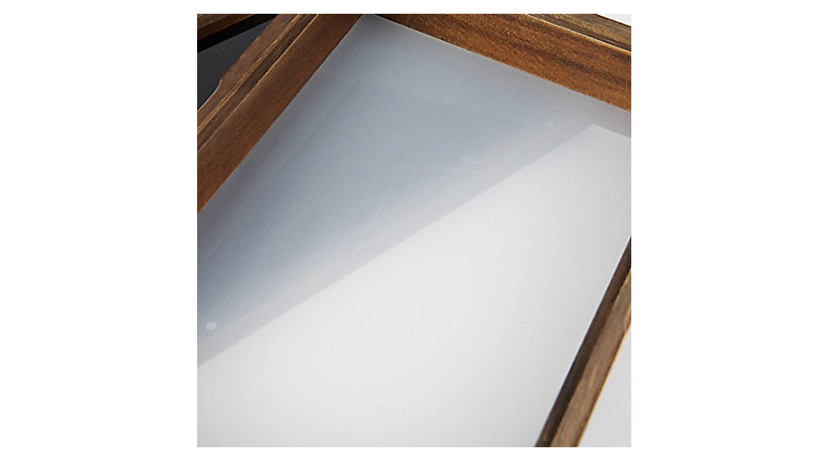RYOT 7x7 Solid Top Screen Box - Natural Wooden Storage