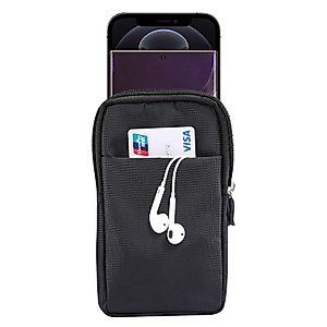 Scanner Holster Carrying Case Pouch for Zebra TC77, TC75, TC75x, TC72, TC70, TC70x, TC57, TC56, TC52, TC51, TC26, TC25, TC21, TC20, Handheld Barcode Touch Mobile Computer Holder Bag with Belt Loop