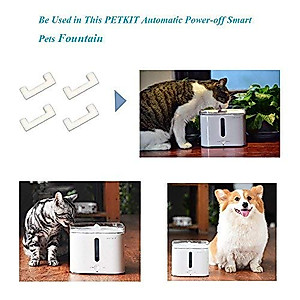 PETKIT EVERSWEET 2 Pet Water Fountain Pre Foam Filters Replacement Filters, 4 Pieces/Pack (White Foam)