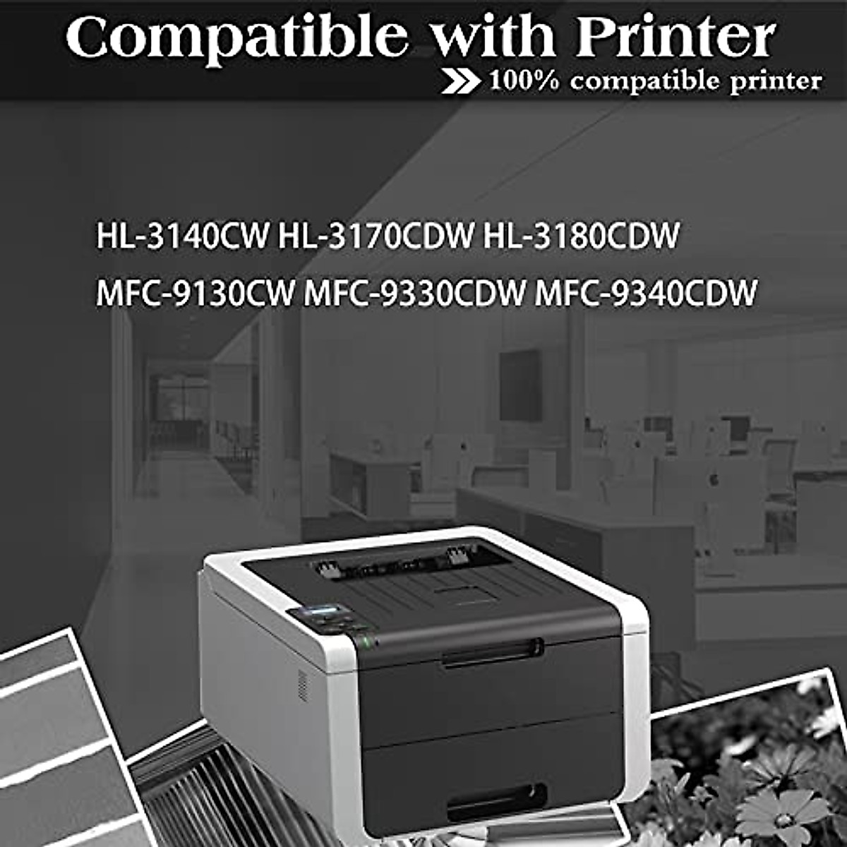 MitoColor 1 Pack Black WT-220CL Waste Toner Box Compatible for Brother WT220CL Waste Container Replacement for HL-3140CW 3170CDW 3180CDW MFC-9130CW 9330CDW 9340CDW Printer