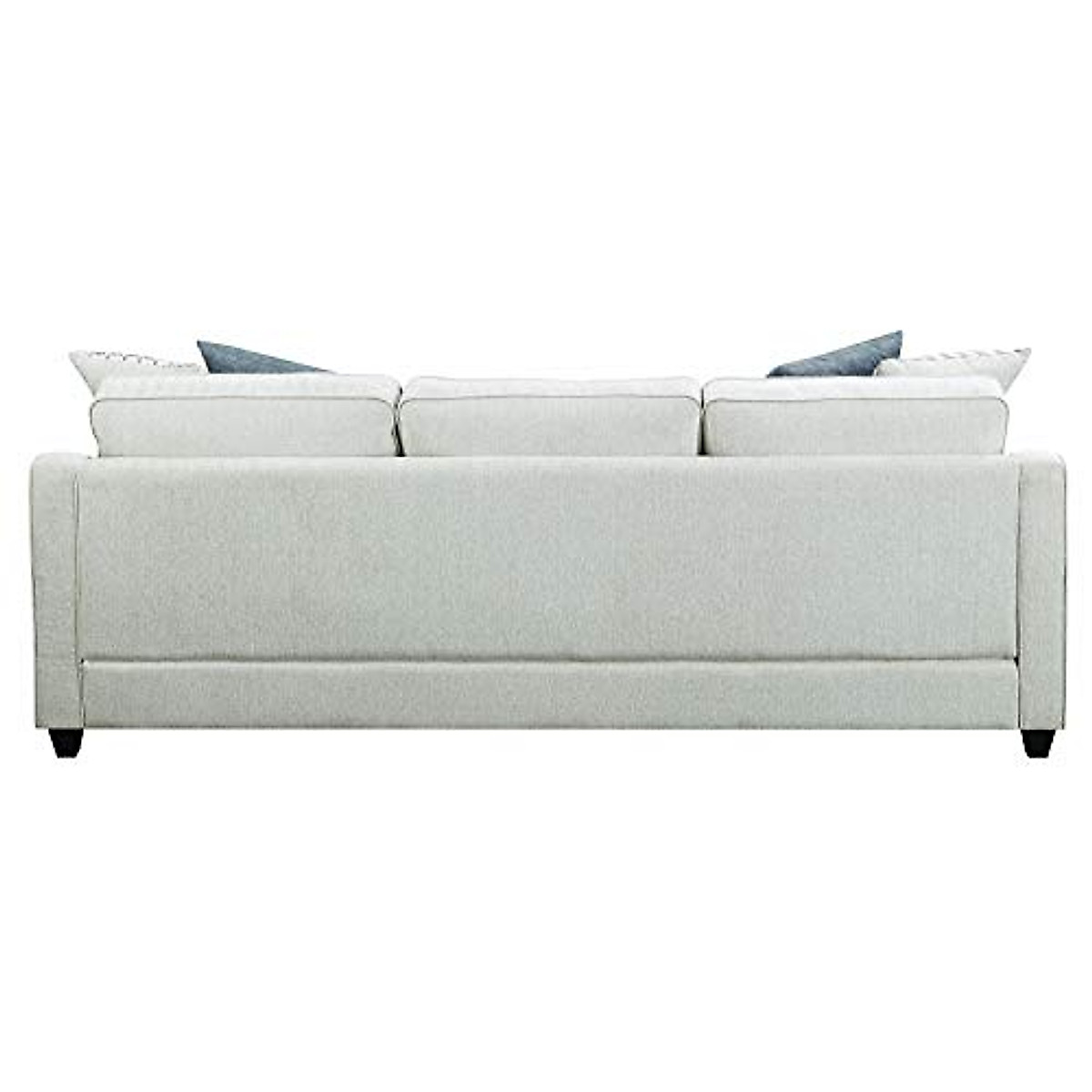 Montgomery Sectional Sofa with Track Arms and Chaise Cream