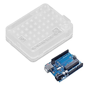 Electronic housing, Circuit Board housing, Fast Cooling, Reserved Holes with 4 Screws for DIY Transparent