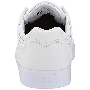 DC womens Kalis Vulc Skate Shoe, White/White, 7 US