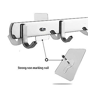 Chris.W 12Pcs Wall Screw Nails Stickers No Drilling No-Trace Wall Mount Hanging Nails Heavy Duty Reusable Adhesive Sticky Screw for Shower Room Bathroom Kitchen Shelf Basket Mouting(10MM)